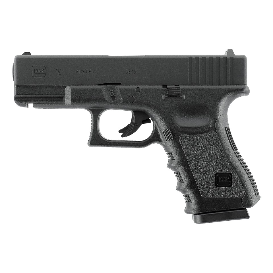 UMAREX GLOCK 19 AIRSOFT CAL 6MM BBS CO2 - Armurerie Pascal Paris
