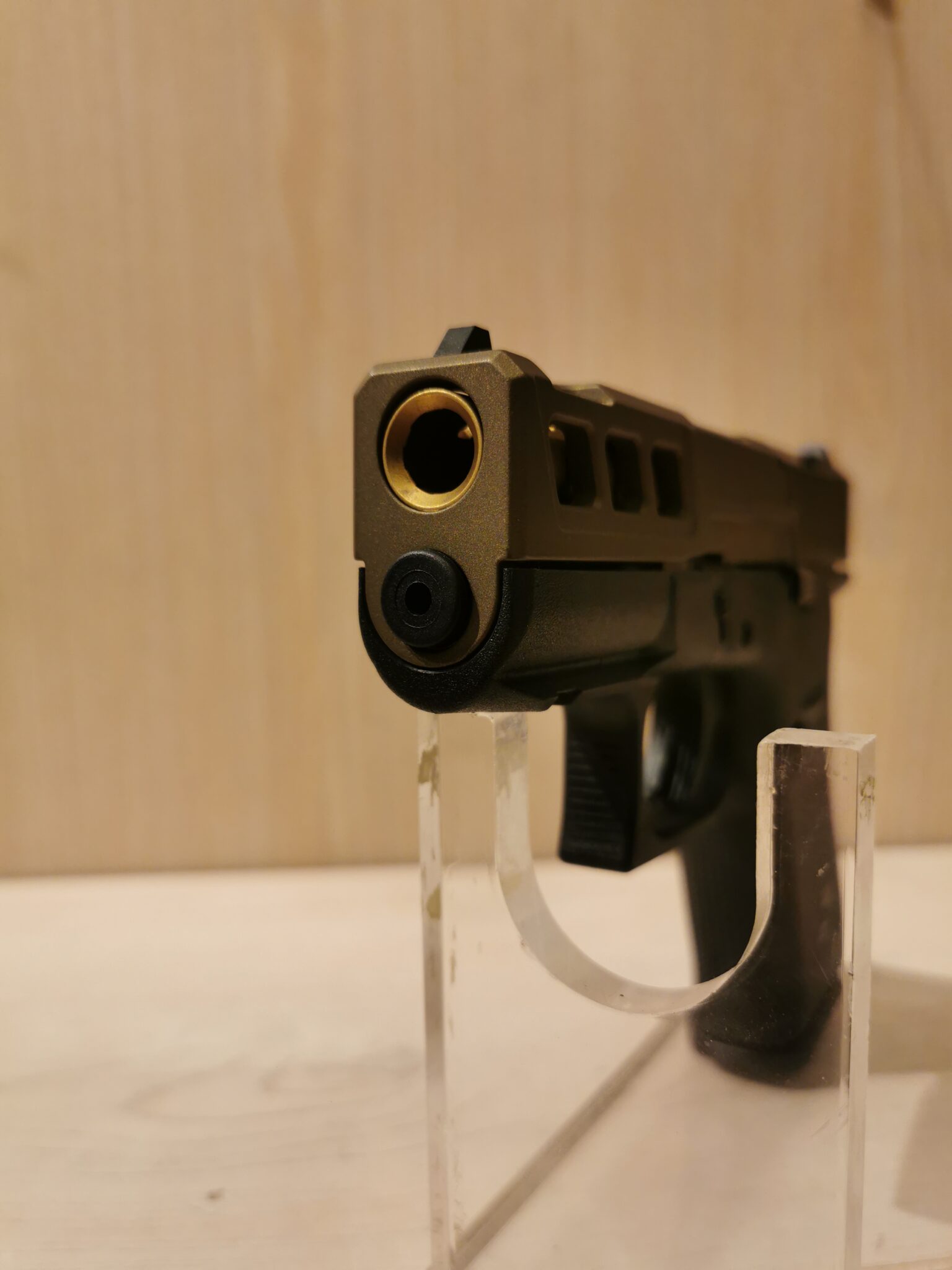 GLOCK ZAFFIRI CUSTOM 43X BURNT BRONZE / GOLD - Armurerie Pascal Paris