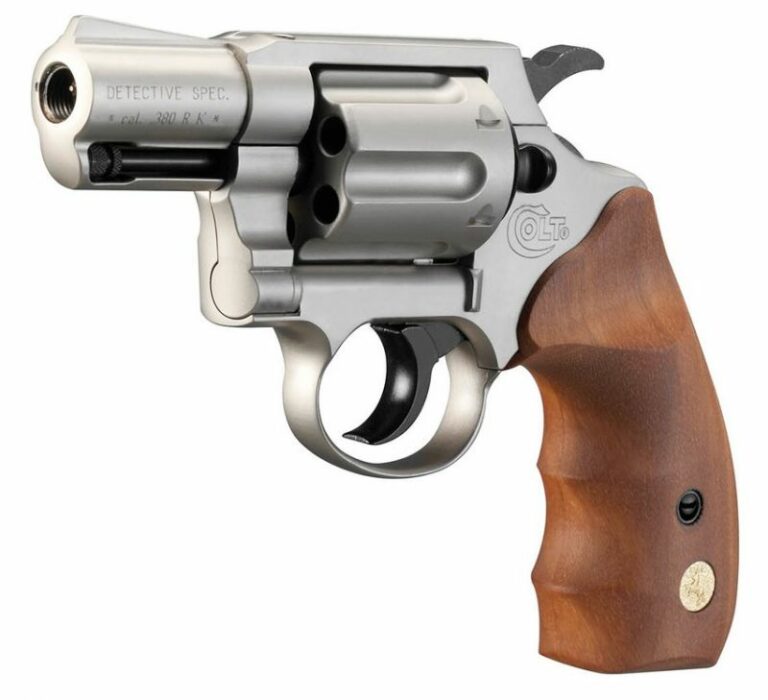 UMAREX REVOLVER COLT DETECTIVE SPECIAL NICKLE CROSSE BOIS - Armurerie ...