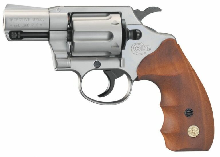 UMAREX REVOLVER COLT DETECTIVE SPECIAL NICKLE CROSSE BOIS - Armurerie ...